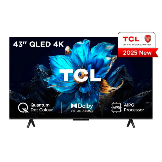 Jual LED TCL 43P7K Smart TV QLED 43 Inch Google TV - 4K Quantum Dot UHD TV - HVA PANEL SCREEN ...