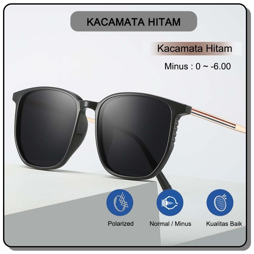 Jual Viendo Frame Kacamata Hitam Minus Wanita Pria Cowok 2023 Fashion ...