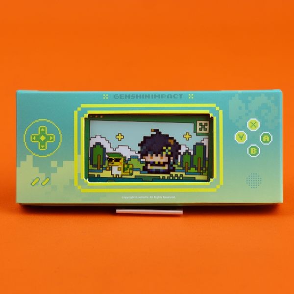 Jual Kinich Natlan Colorful Pixel Series Metal Badge - Genshin Impact ...