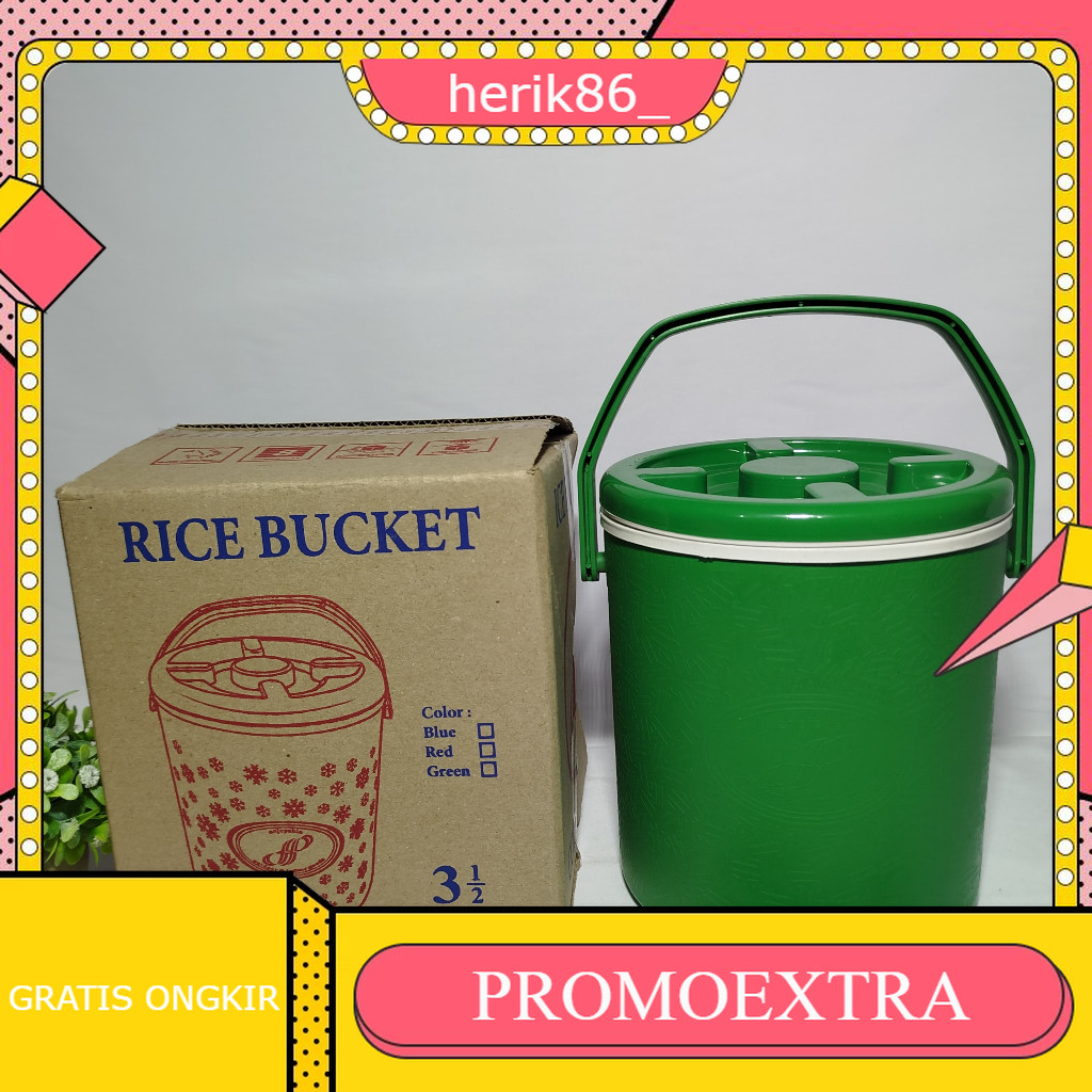Jual SCP - TERMOS ES NASI ICE RICE BUCKET PRINTING SUPER HOT & COOL SCP ...