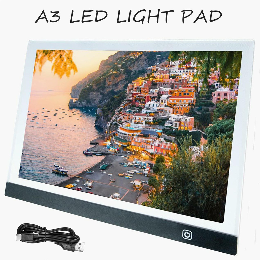 Jual A3 LED Light Pad for Diamond Art,Sketching,Adjustable Brightness ...