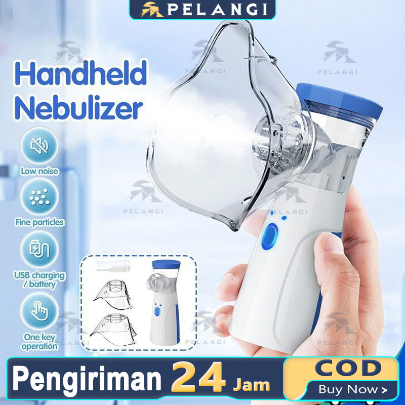 Jual Nebulizer Portable Mesh Alat Uap Bantu Pernafasan Asma Inhalasi ...
