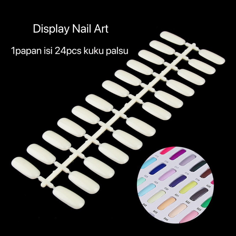 Jual Display Kuku Pajangan Nail Art Contoh Kuku Palsu / Papan Display ...