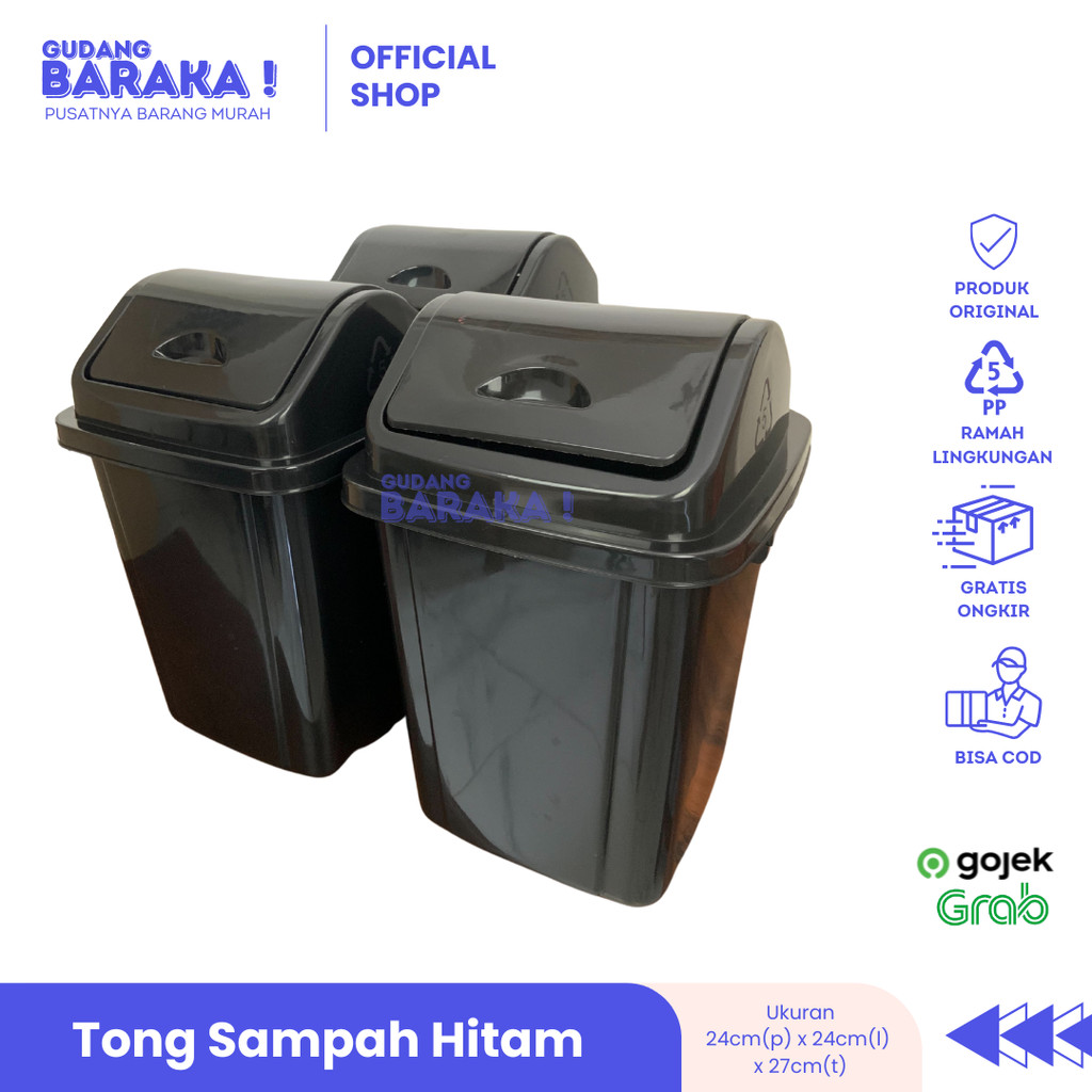Jual Tong Sampah 10L Tong Sampah 10 Liter Tempat Sampah Kantor Dapur ...