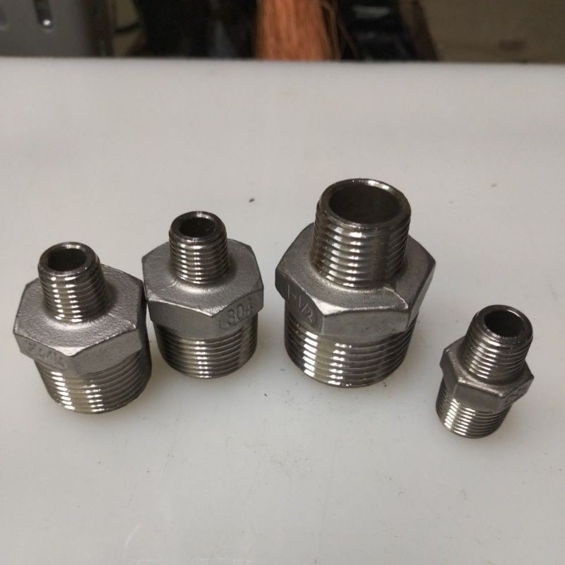 Jual Double Nepel Reducer Stainless SS304 Vlok Dobel Nipple Doubel ...