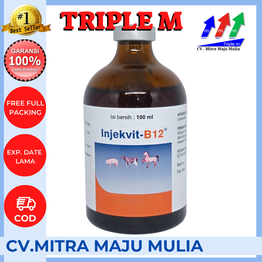 Jual INJEKVIT B12 100 ml MEDION Obat B12 Untuk Perbaiki Kondisi Tubuh ...