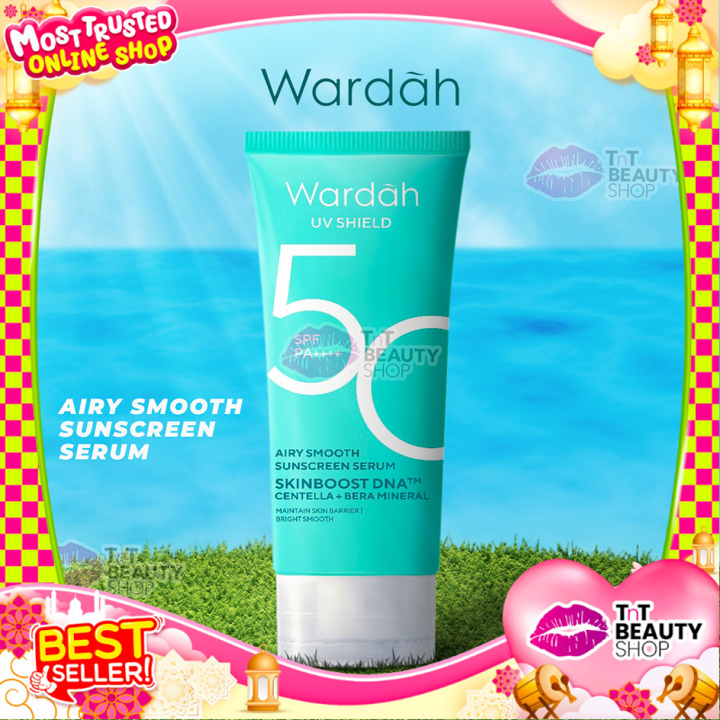 Jual Wardah UV Shield Airy Smooth Sunscreen Serum SPF 50 PA++++ 25 ml ...