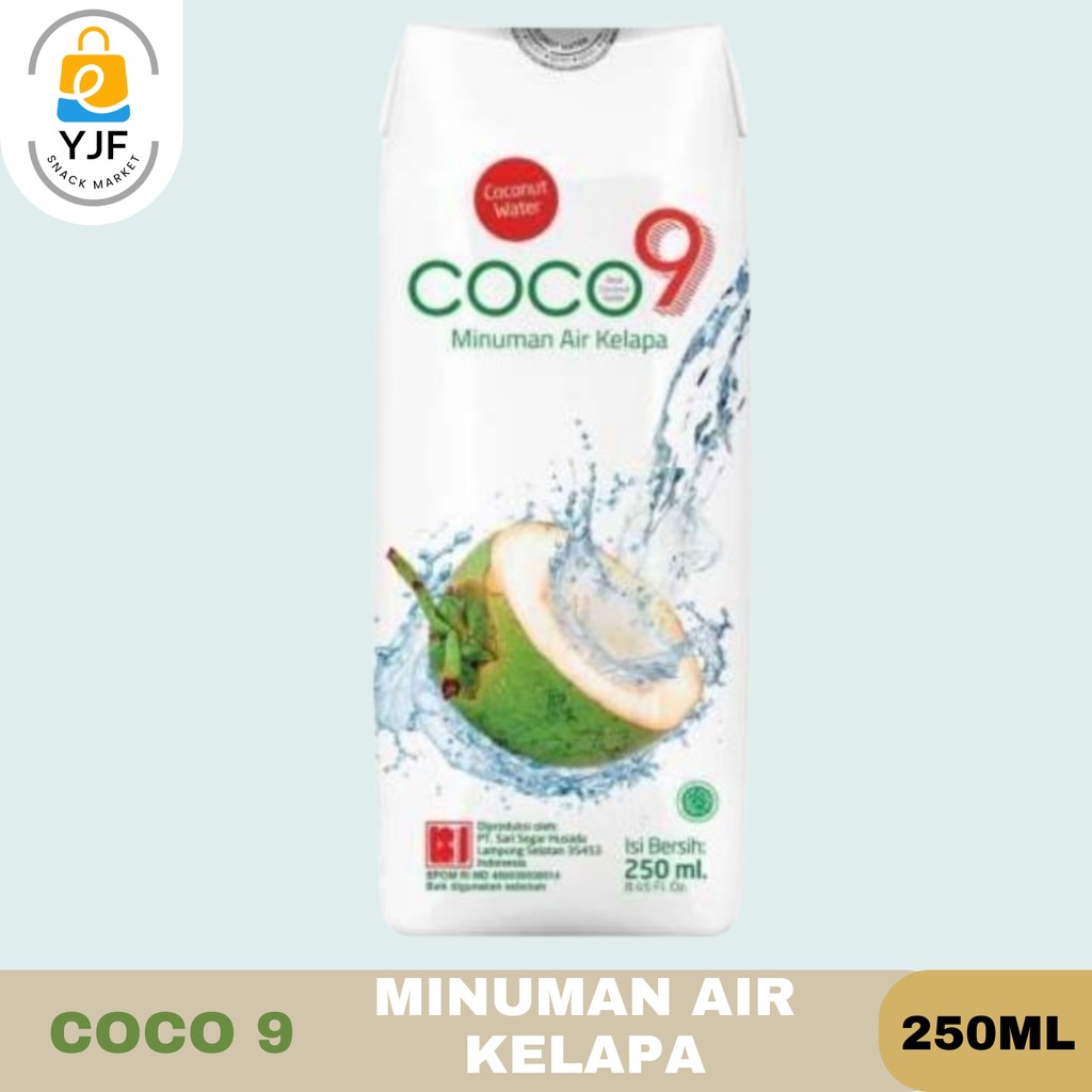 Jual Coco 9 Coconut Water 250ml / Minuman Air Kelapa / Minuman Kelapa ...
