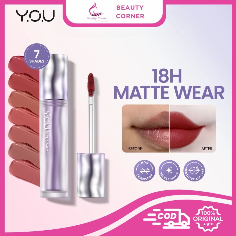 Jual YOU Cloud Paint Matte Lasting Lip Cream | Shopee Indonesia