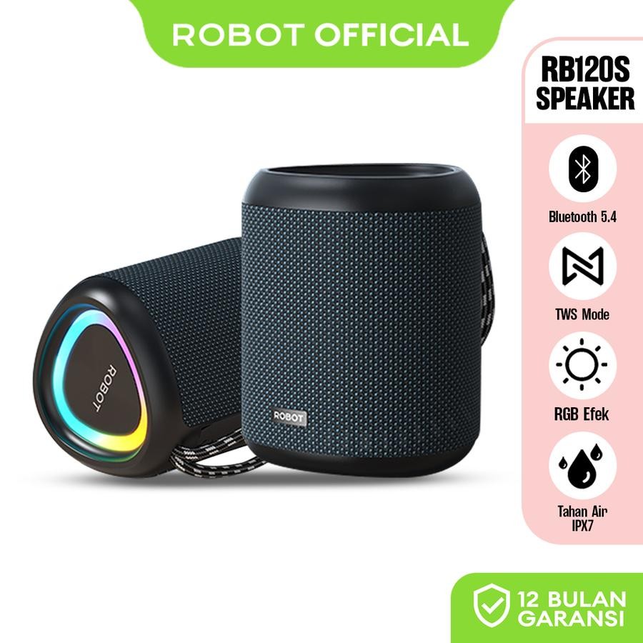 Jual ROBOT RB120S Speaker Ultra Bass Bluetooth 5.4 Ipx7 Rgb | Shopee ...
