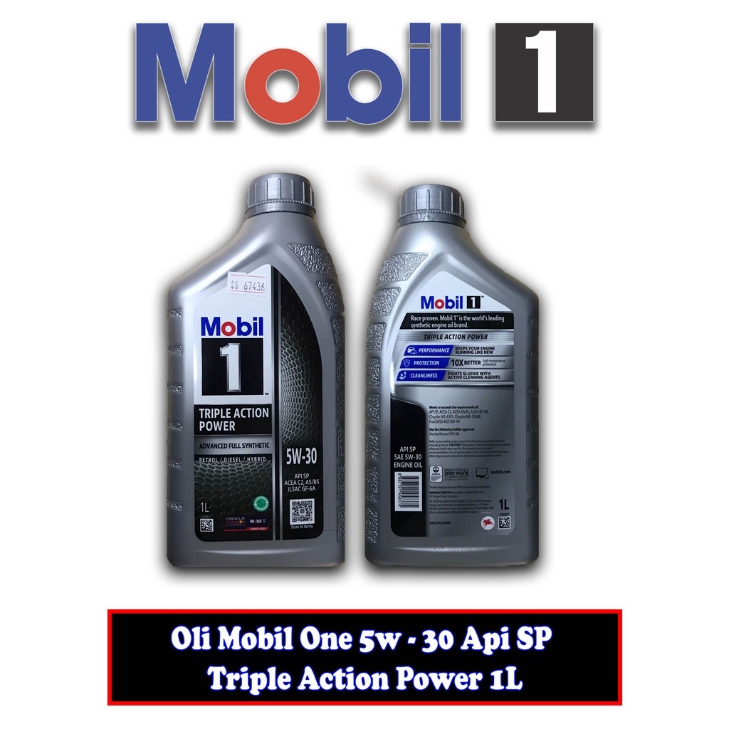 Jual Oli Mobil One 5w - 30 Api SP Triple Action Power 1L | Shopee Indonesia