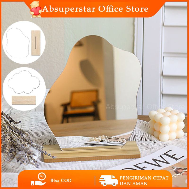 Jual Cermin Aesthetic Make Up Mirror / Cermin Unik / Cermin Meja ...