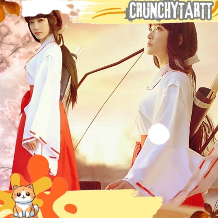 Jual TREND CC-120 kostum kikyo inuyasha miiko miko kimono yukata kuil ...