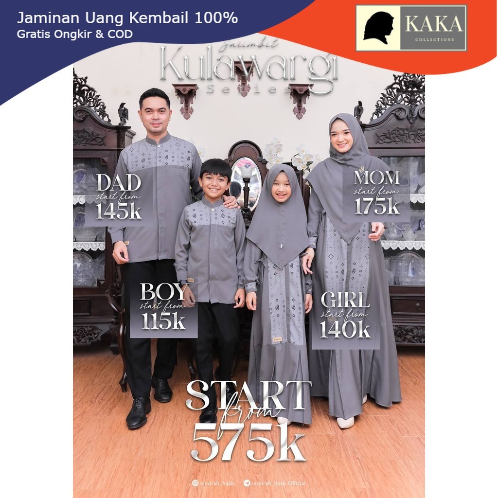 Jual (PRE ORDER) DP SARIMBIT 2025 Insyirah Hijab Sarimbit Kulawargi ...
