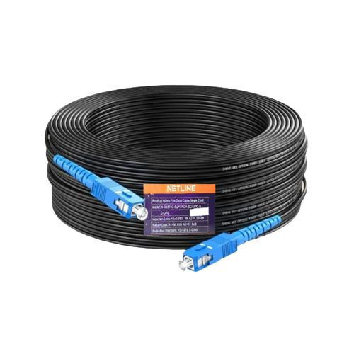 Jual Kabel Ftth Dropcore Precon Fiber Optik 300M Kabel FO SC-SC single ...