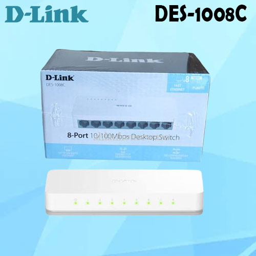 Jual DLINK SWITCH HUB 8PORT DES-1008C | Shopee Indonesia