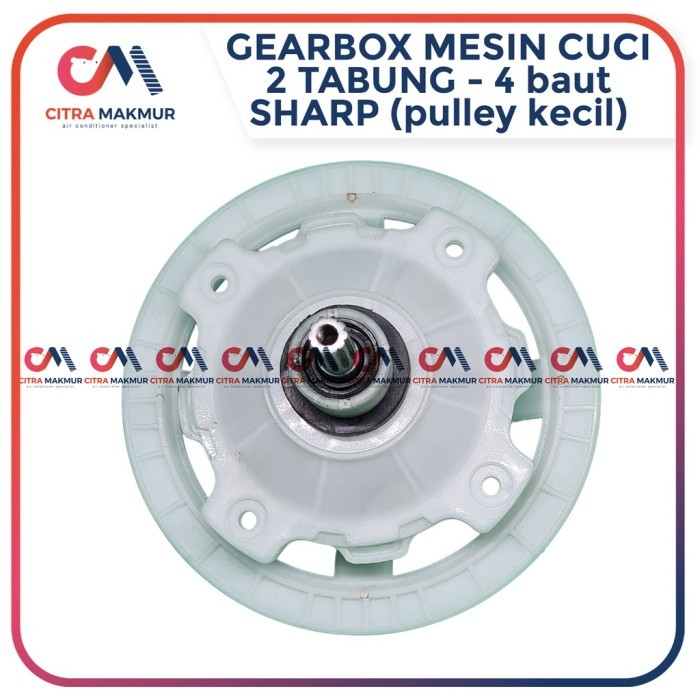 Jual CAT99 Gearbox mesin cuci Sharp 2 tabung putih as 35 mm gigi 10 z ...
