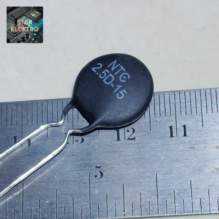 Jual NTC 2.5D-15 NTC2.5D-15 Thermistor 2.5Ohm 7A 2.5D15 Termis Resistor ...