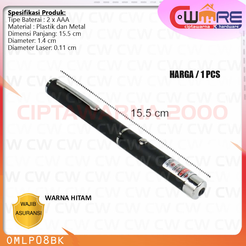 Jual Pen Laser Pointer 5mw Warna Merah Beam Laser Merah Pointer Pen ...