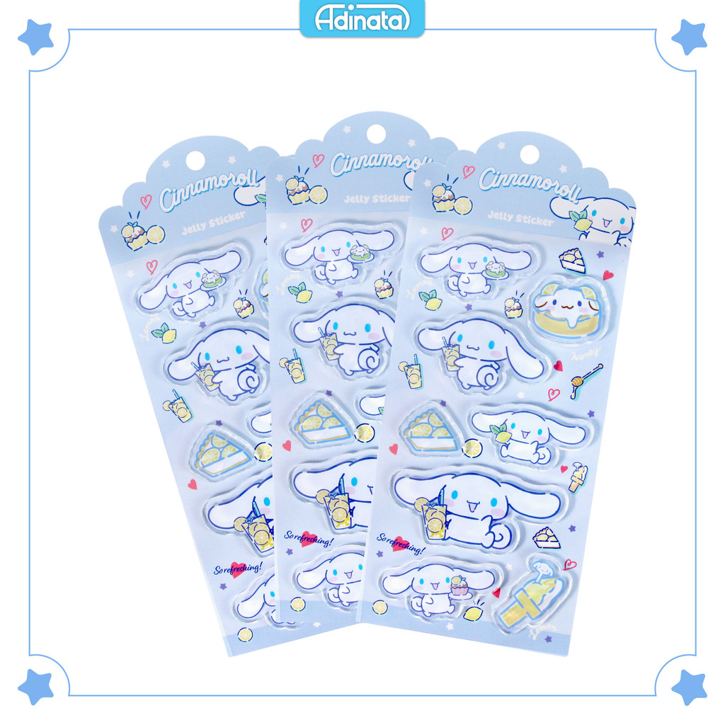 Jual Cinnamoroll Jelly Stickers 2417-6157 - Adinata / Sticker | Shopee ...