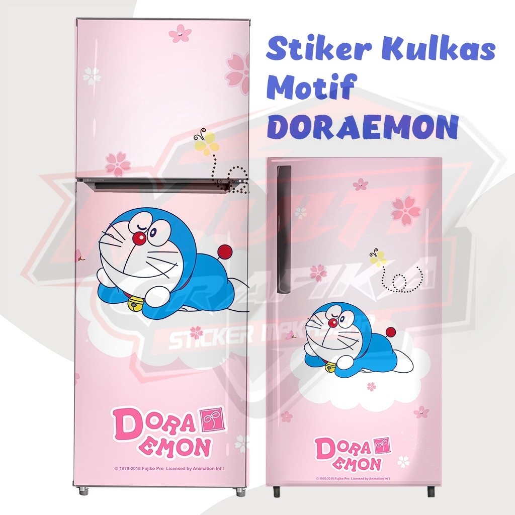 Jual STIKER WALLPAPER KULKAS PINTU DAN PINTU DORAEMON TERBARU | Shopee ...