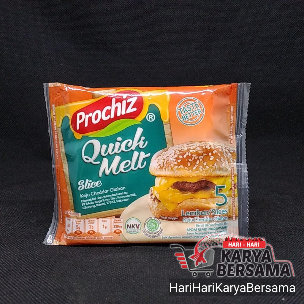 Jual PROCHIZ QUICK MELT SLICE 5'S X 17GR | Shopee Indonesia