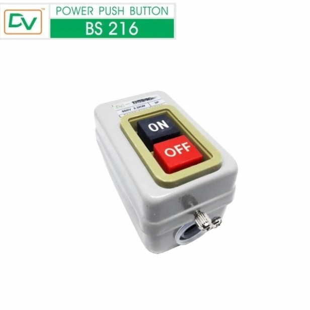 Jual Power Push Button BS-216 15A 2.2kW ON-OFF Grade B | Shopee Indonesia