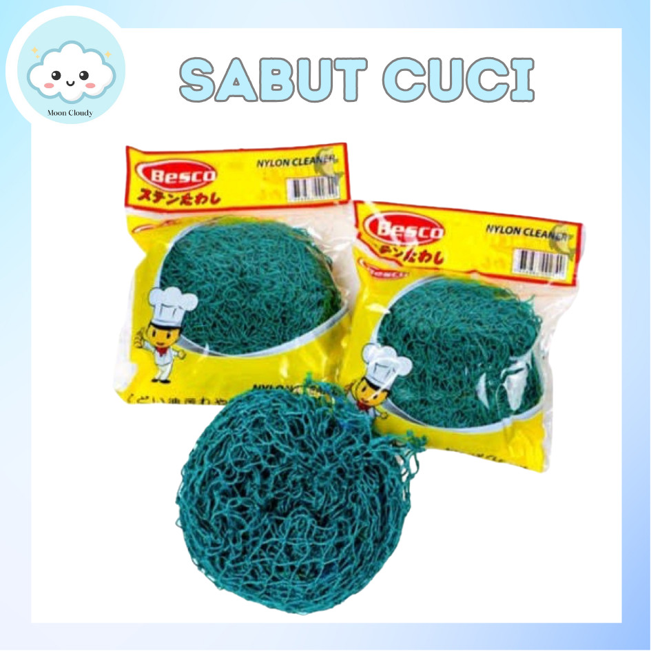 Jual Sabut Jala Cuci Piring Sponge Jaring Nilon Spons Nylon Anti Karat ...