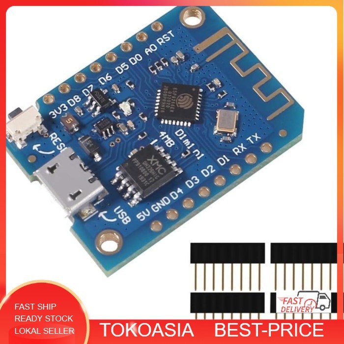 Jual D1 Mini V3.0 4Mb ESP8266 node MCU | Shopee Indonesia
