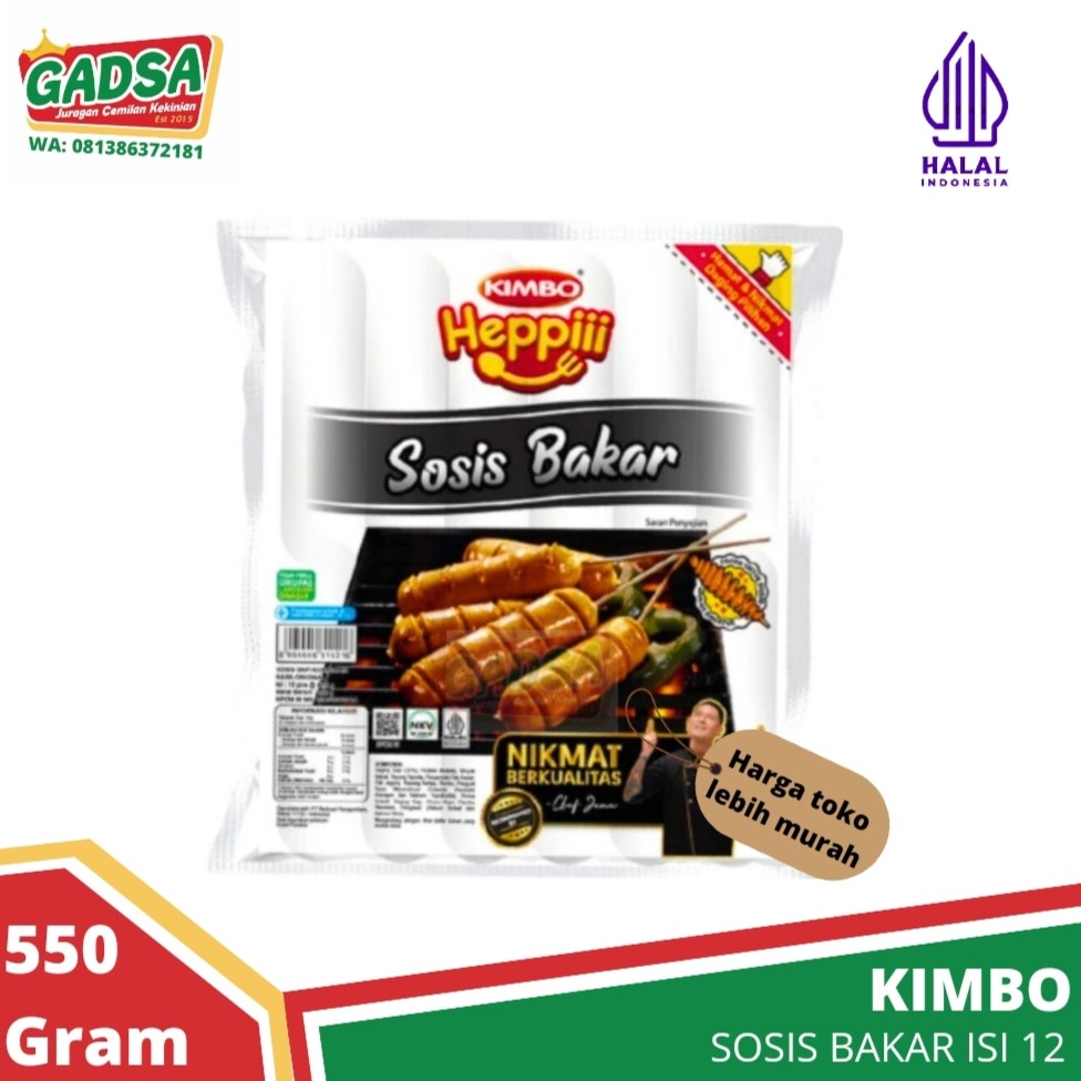 Jual Sosis Bakar Original Kimbo Sosis Daging Sapi isi 12 | Shopee Indonesia