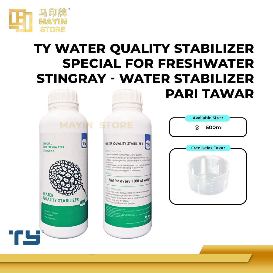 Jual TY Water Quality Stabilizer Special for Stingray Fresh Water ...