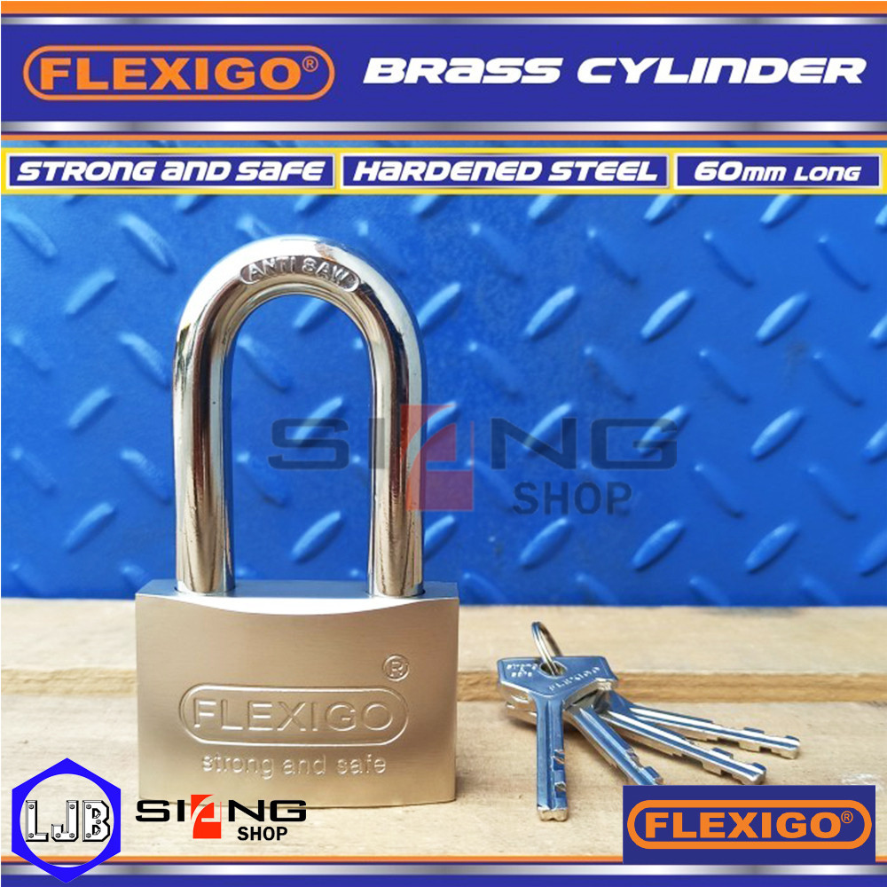 Jual Flexigo Gembok Anti Maling 60mm Panjang, Silinder Kuningan Anti ...