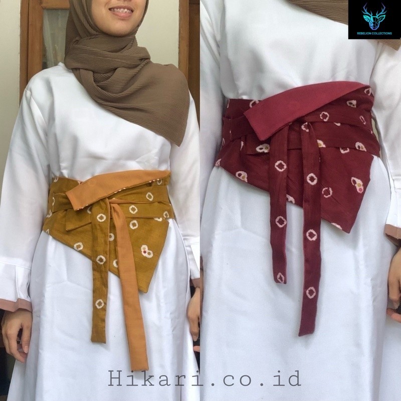 Jual Obi Belt Batik | ikat Pinggang l jumputan | Shopee Indonesia
