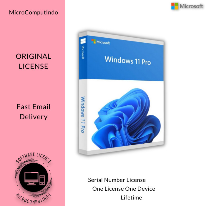 Jual Windows 11 Pro Only Key - Activation Lisensi Serial Number ...