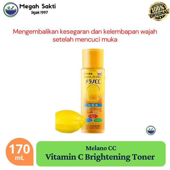 Jual Megah Sakti - Melano CC Vitamin C Brightening Toner 170 mL | Shopee Indonesia