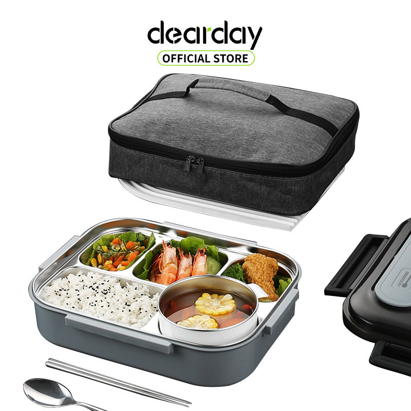 Jual Lunch Box Kotak Makan Kotak Bekal Berkualitas 304 Stainless Steel Set Business Lunch Box ...