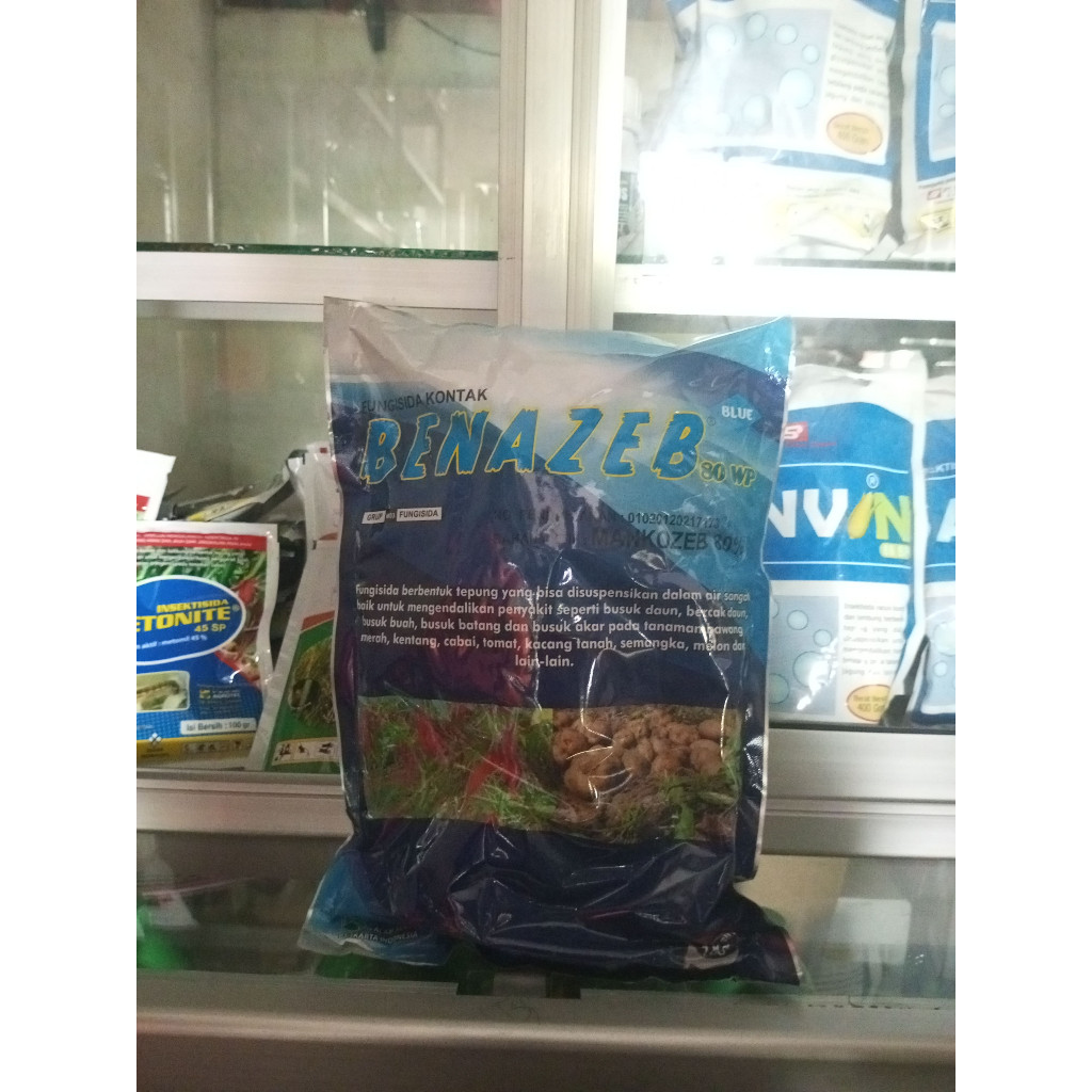 Jual Fungisida Benazeb Mancozeb Biru 87WP 1 KG Fungisida Kontak ...