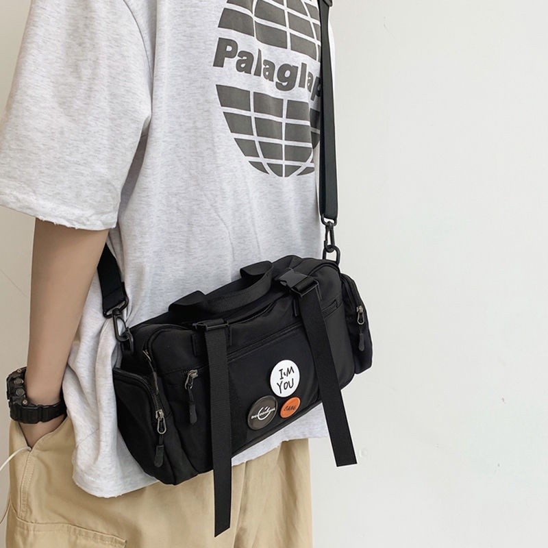 Jual Fashion Brand Functional Multi-Pocket Postman Backpack Japanese ...