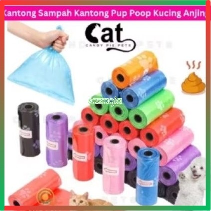 Jual (SG) Kantong Sampah Kantong Pup Poop Kucing Anjing Hewan | Shopee ...