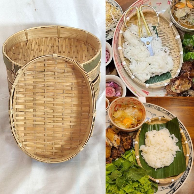 Jual PIRING BAMBU OVAL | PIRING LALAP BAMBU | MELAMIN ANYAMAN | Shopee ...