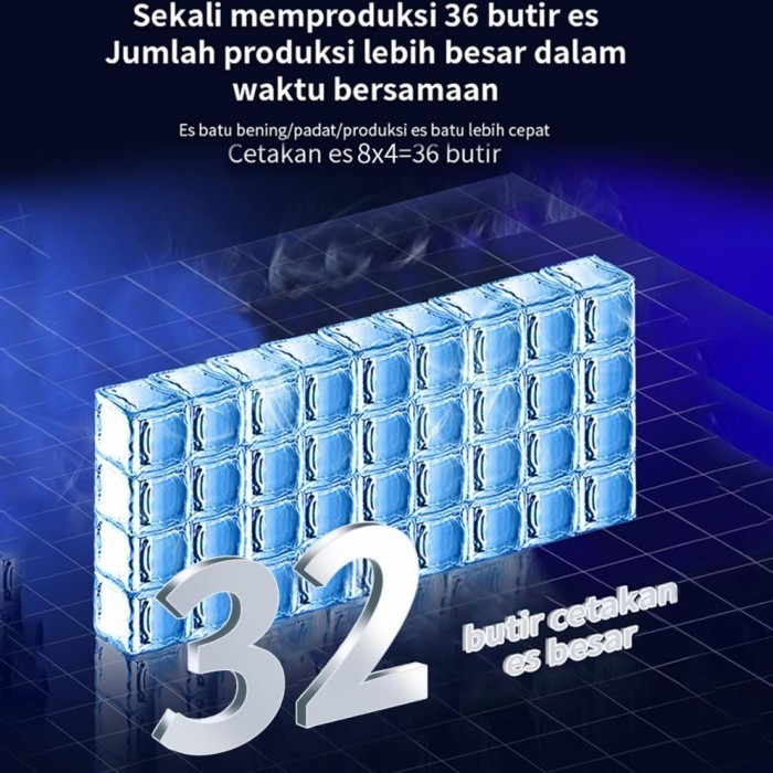 Jual Mesin Pembuat Es Batu 35KG/24 Hari Ukuran Es Besar | Shopee Indonesia