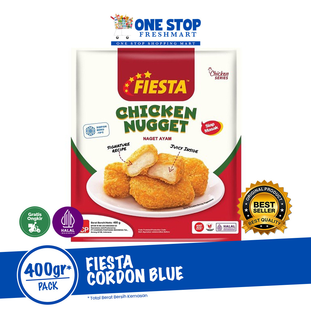Jual FIESTA CHICKEN NUGGET 400GR / FIESTA NUGGET 400GR | Shopee Indonesia