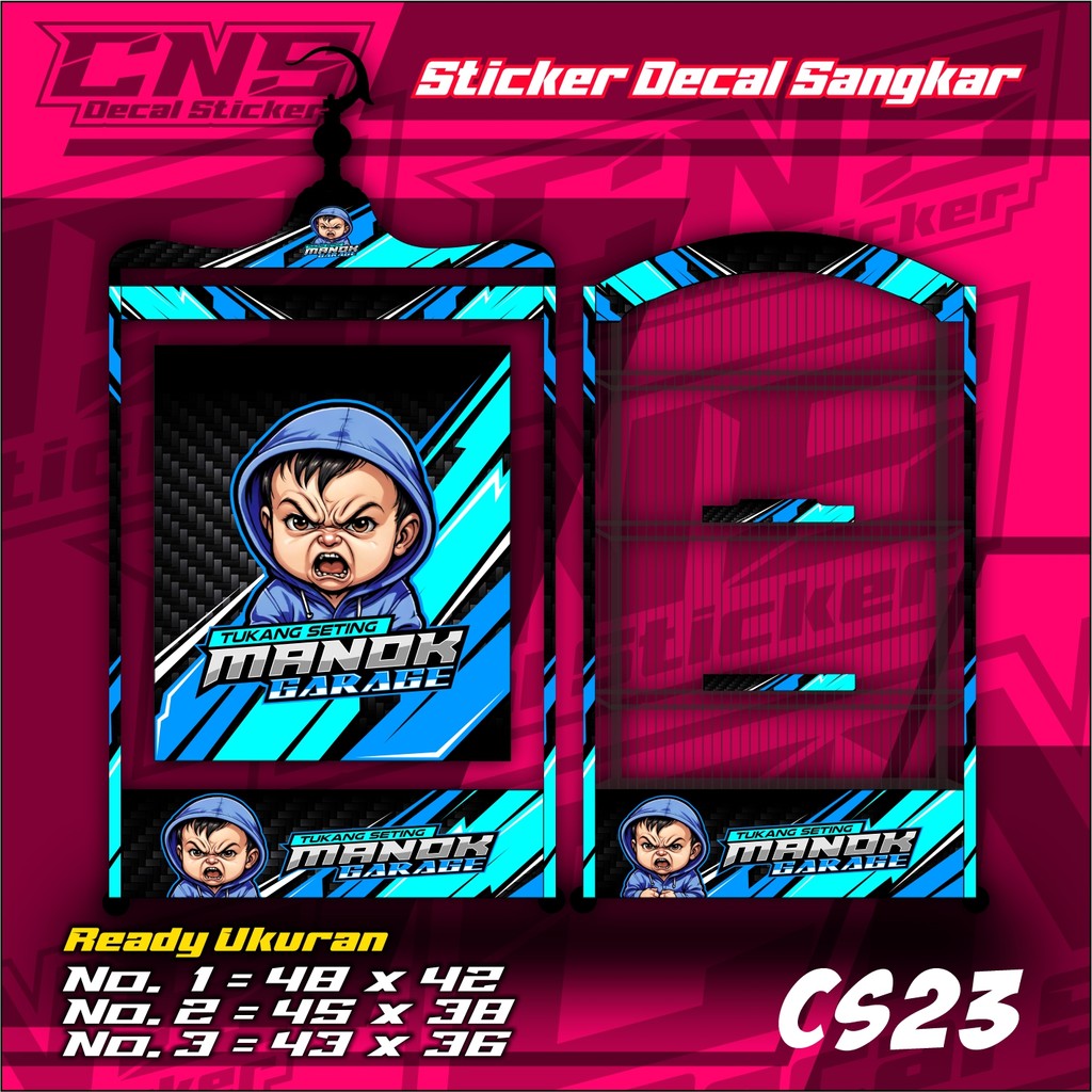 Jual Stiker Sangkar Kotak MEKANIK MANOK High Quality Bisa REQUEST ...