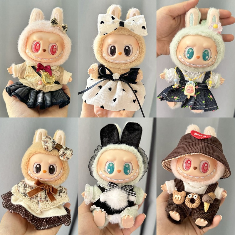 Jual Baju Labubu Ready Siap Kirim Coklat Hitam Putih V1 & V2 | Shopee ...