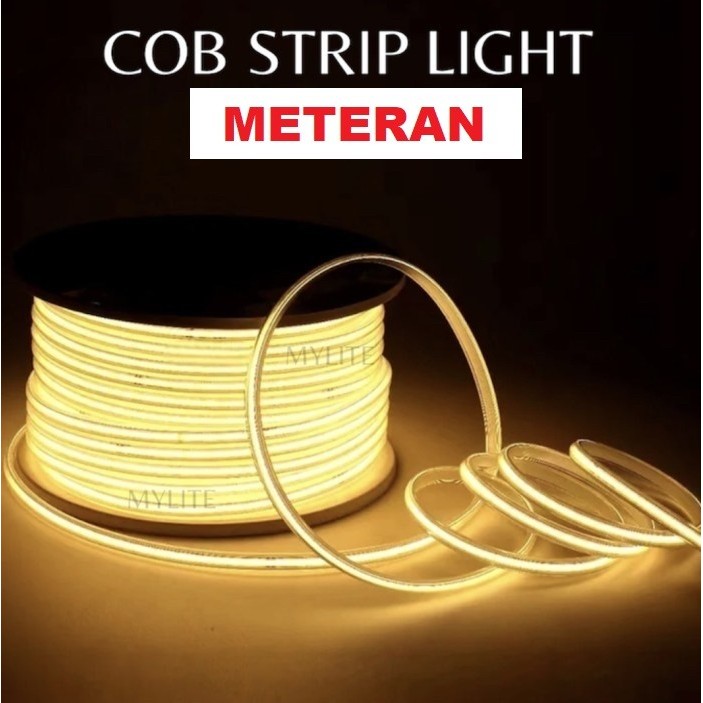 Jual Lampu Selang COB LED STRIP COB 220V PER METER 3000K 4000K 6500K ...