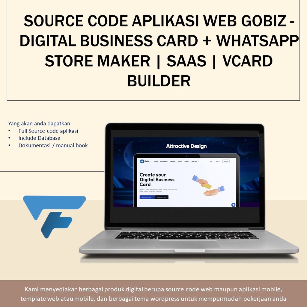 Jual SOURCE CODE APLIKASI WEB GOBIZ - DIGITAL BUSINESS CARD + WHATSAPP STORE MAKER | SAAS ...
