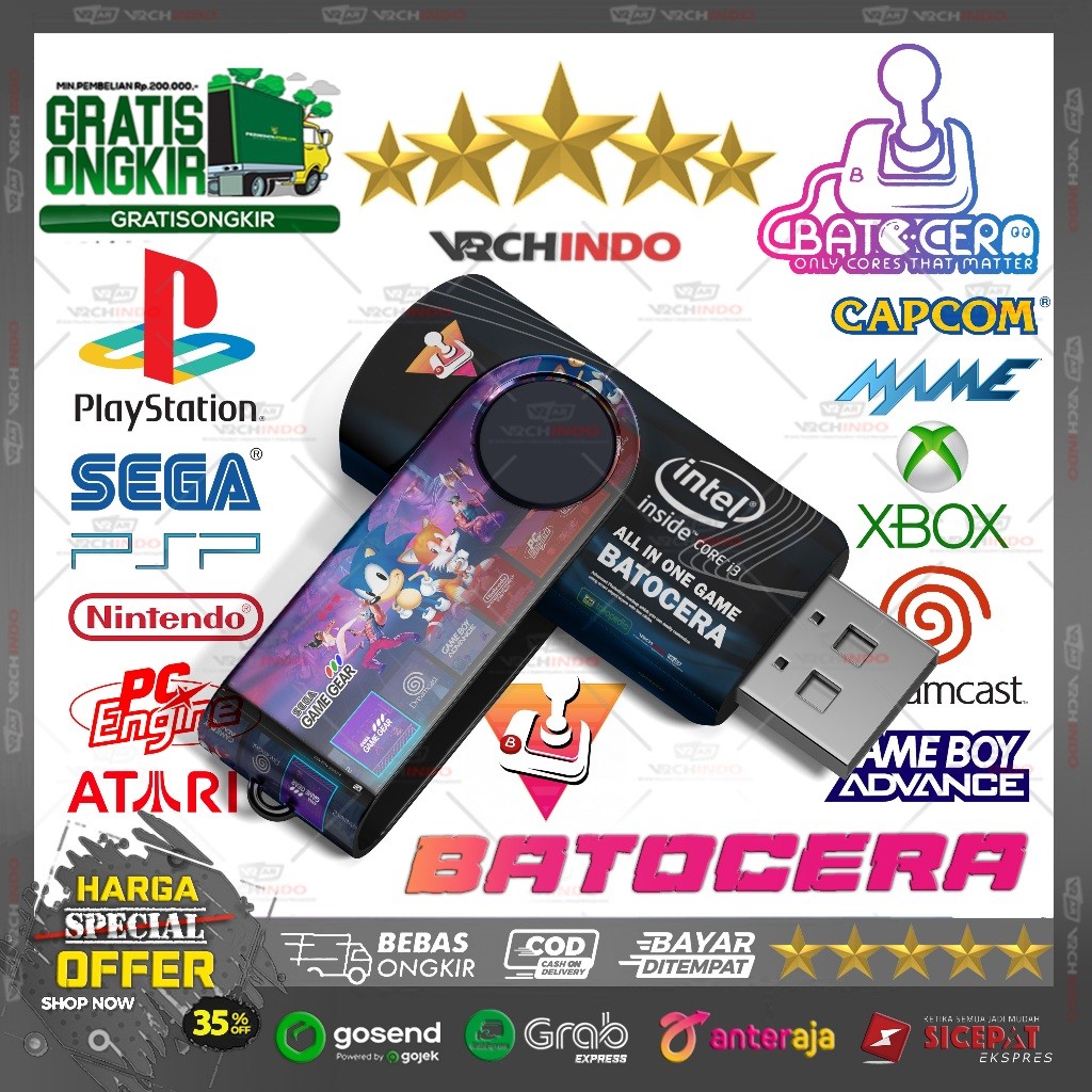 Jual 16GB / 32GB / 64GB / 128GB / 256GB Flashdisk Game Retrobat ...
