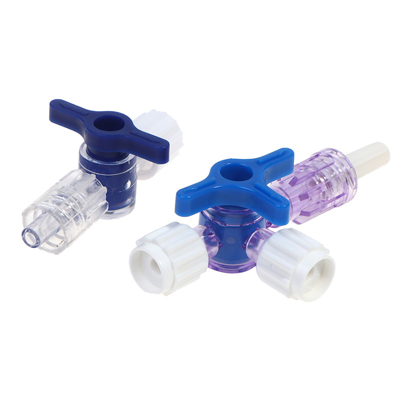 Jual Way Three Way Stop Cock For Clinical Hospital Luer Lock Adapter ...