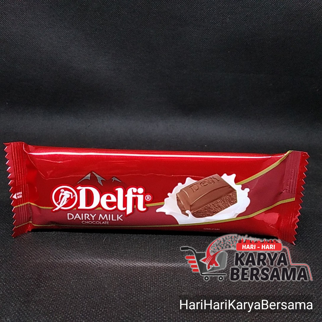 Jual MAKANAN RINGAN COKELAT BATANG DELFI DAIRY MILK CHOCOLATE BAR 50GR ...