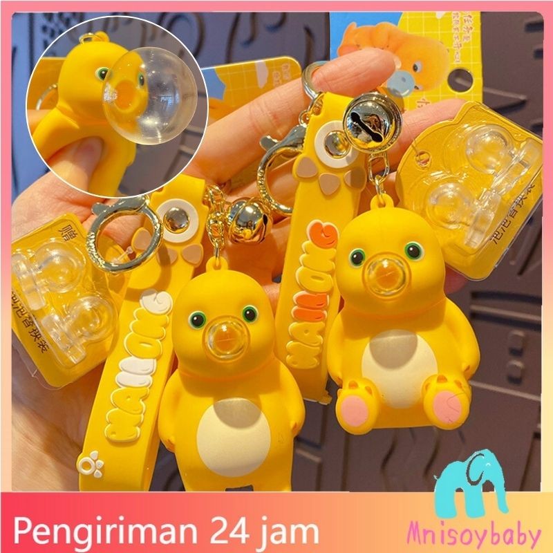 Jual [Buy 1 Free 2 Gelembung Pengganti]Gantungan Kunci Naga Susu ...